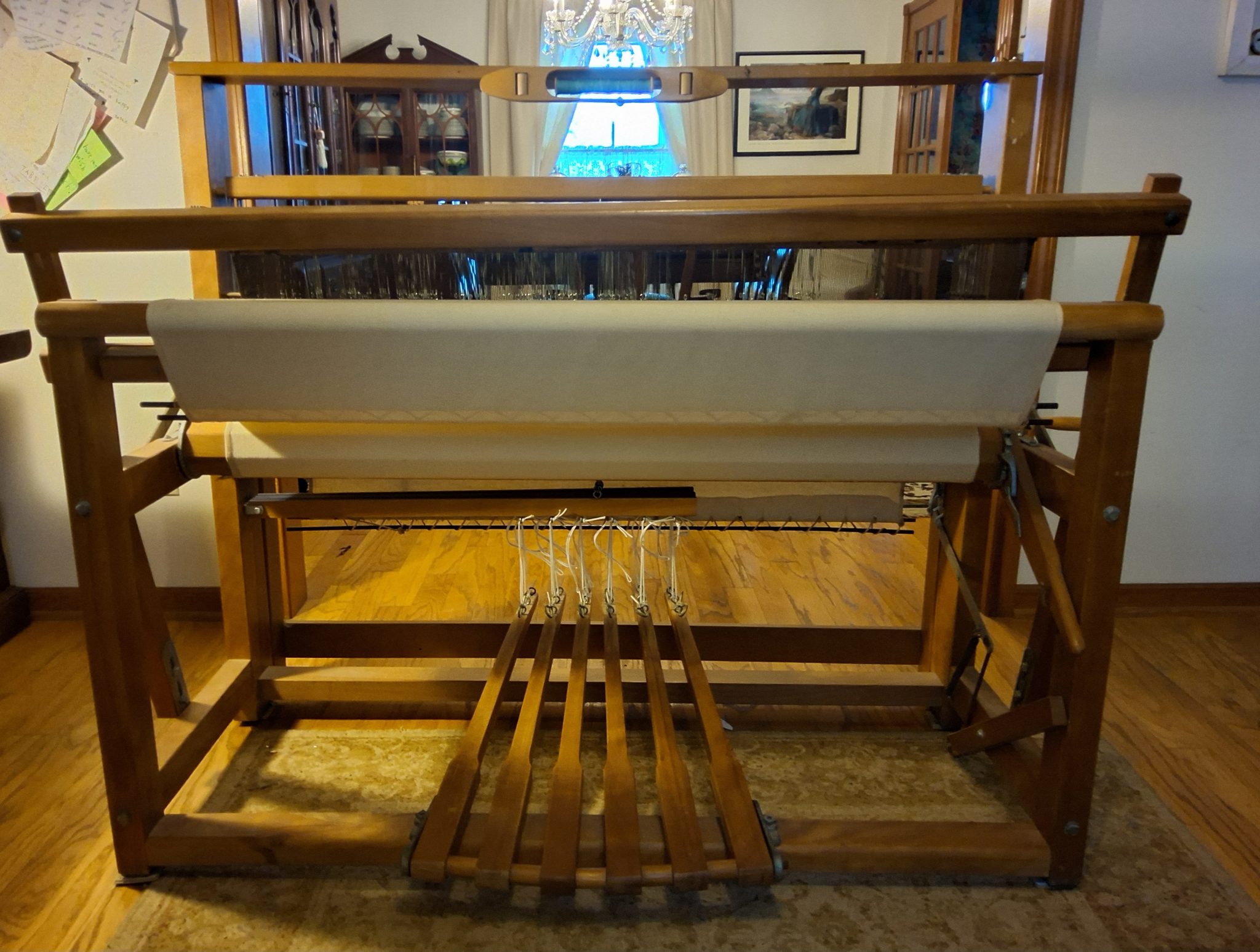 Leclerc Nilus Vintage 4 Shaft Floor Loom and accessories – Michigan ...