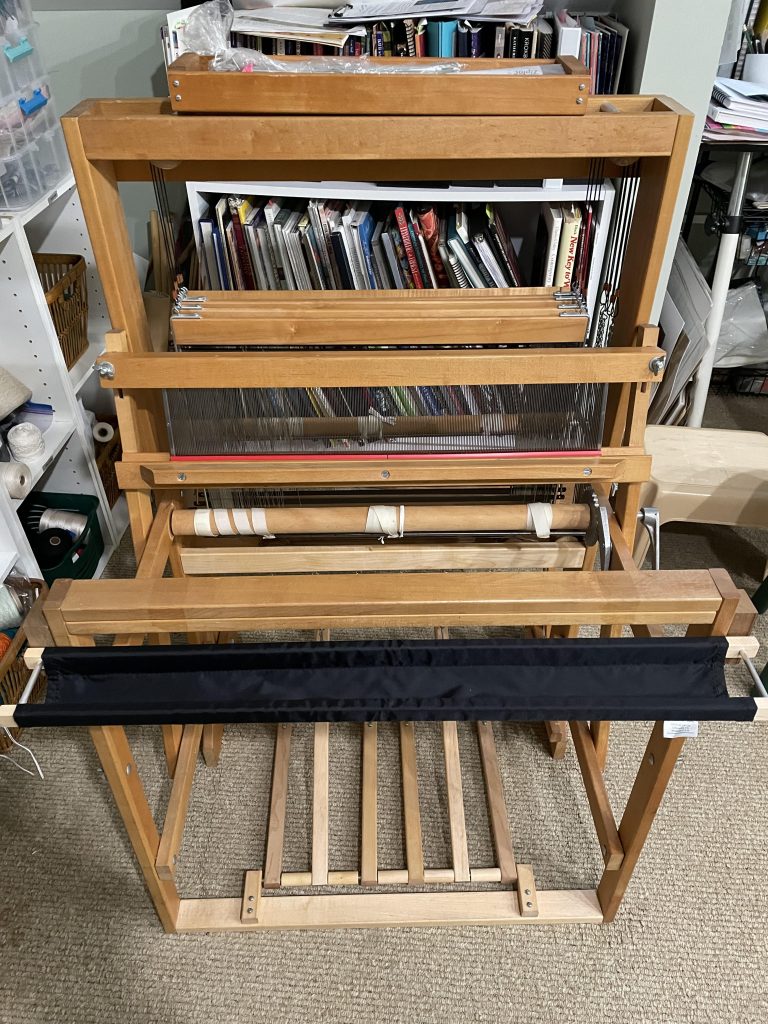 Harrisville Designs A4 loom 4 harness, 6 treadle, 22” weaving width – Michigan League of Handweavers